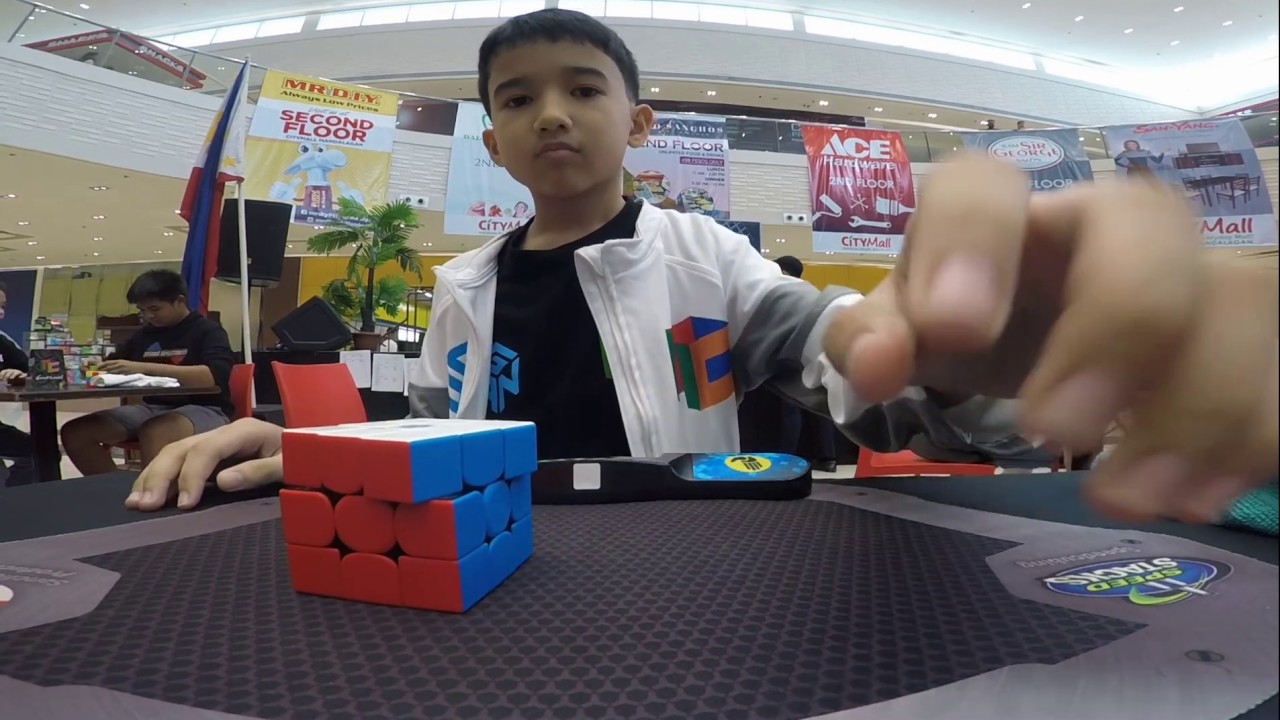 6.31 Official 3x3 Average on a GAN XS (GoPro angle) - YouTube