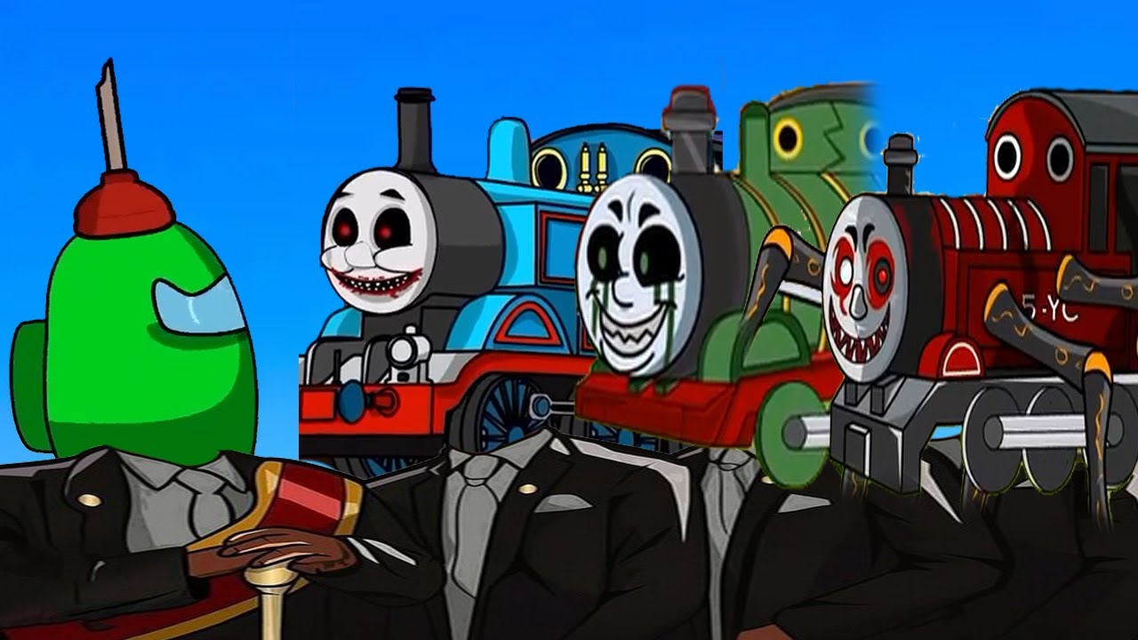 Among Us & Thom45 The Train & Percy & ChooCh°°Ch4®|€s - Coffin Dance ...