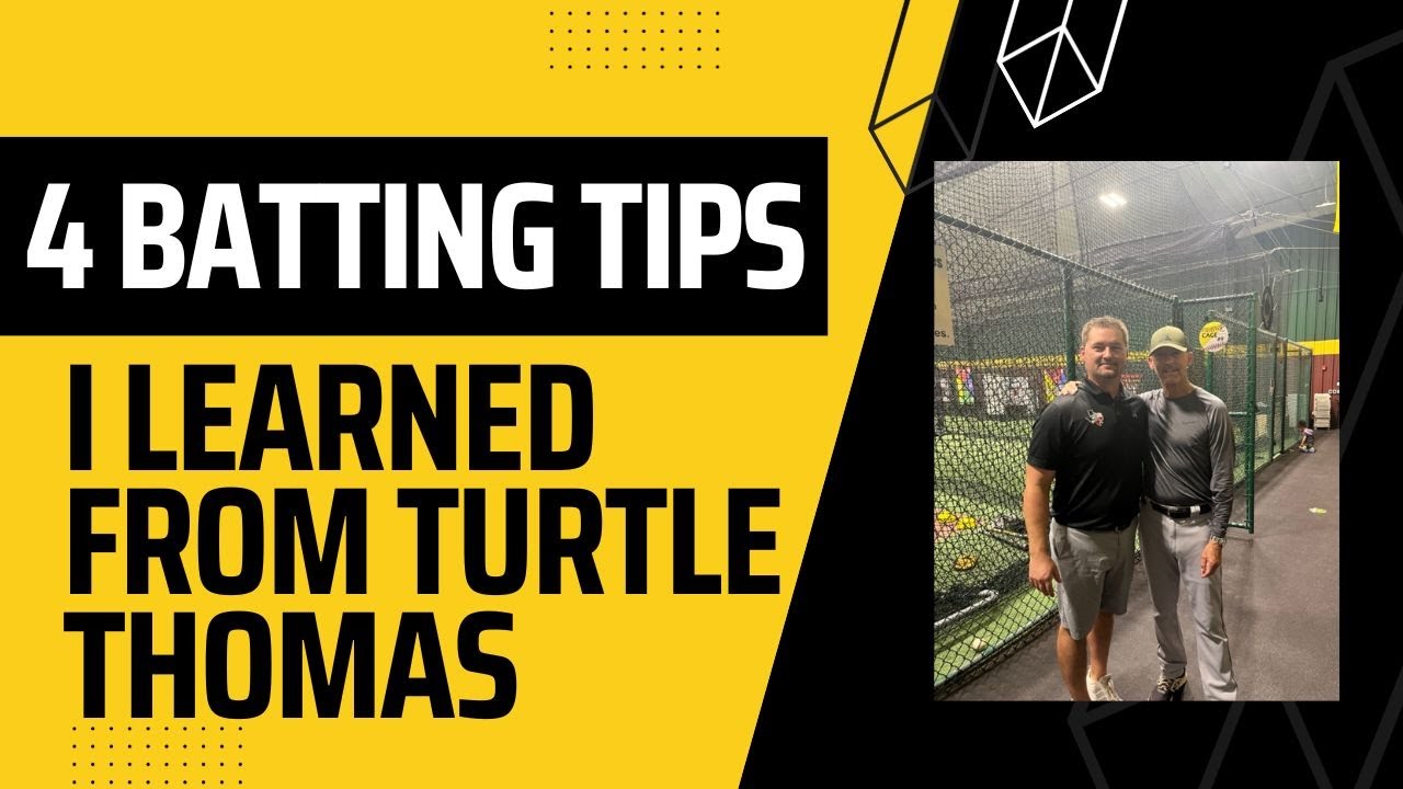 4 Tips I Learned From Turtle Thomas On The Batting Tee - YouTube