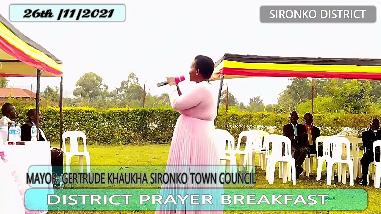MAYOR SIRONKO TOWN COUNCIL OFFICIATING AT SIRONKO DISTRICT BREAKFAST ...