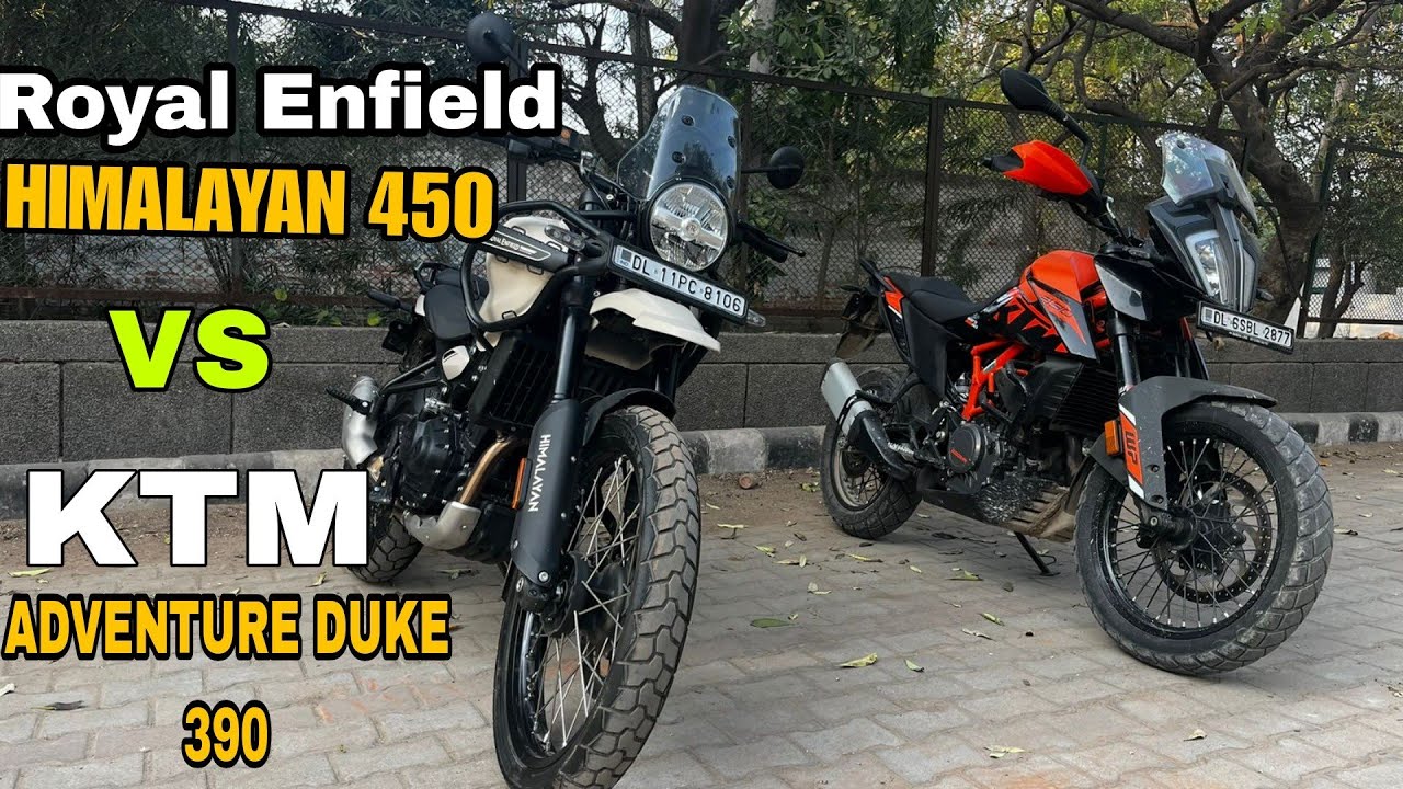 Royal Enfield Himalayan 450 Vs Ktm Adventure 390 |Which one should you ...