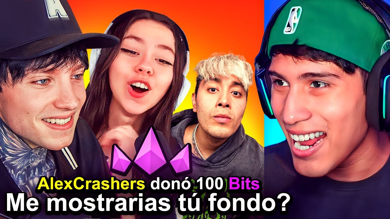 Donando a STREAMERS para que MUESTREN su FONDO DE PANTALLA 😨🥵 - YouTube