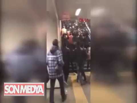 Napoli maçı öncesi taraftarlar arasında büyük kavga