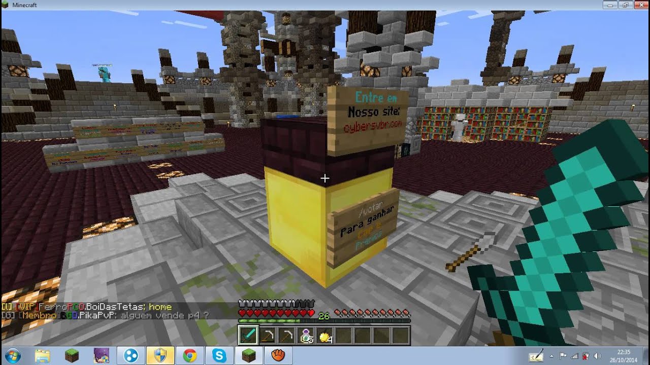 Mostrando Servidor Minecraft CYBER CRAFT XD Full PVP Para Minecraft ...