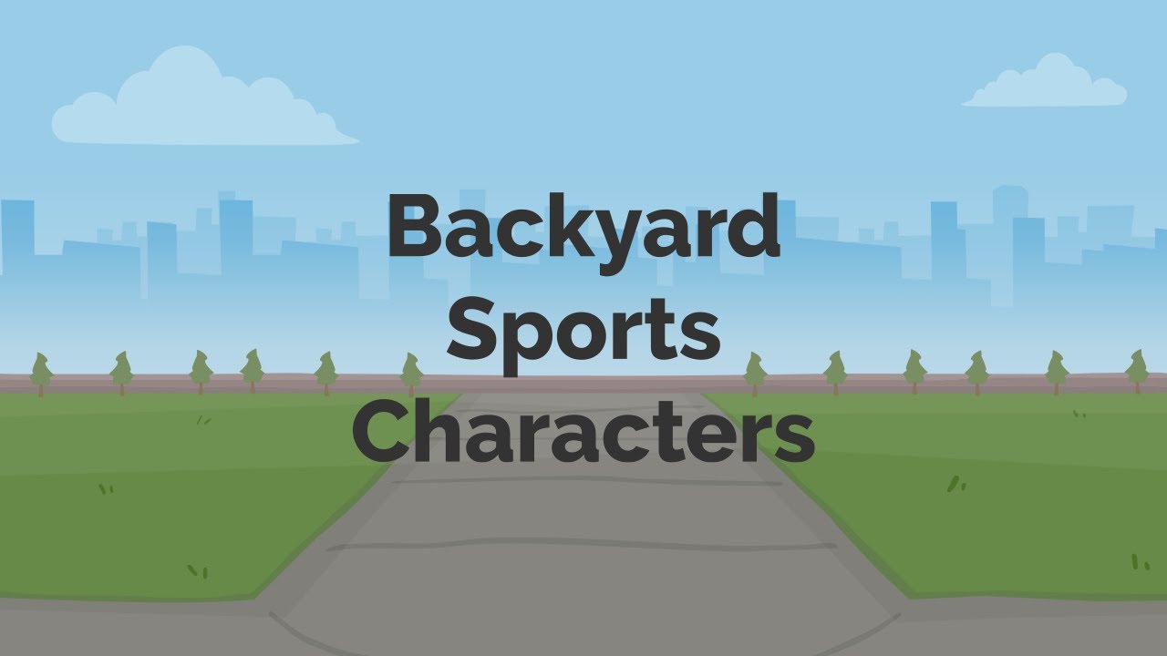 The Backyard Sports Characters in Vyond. - YouTube