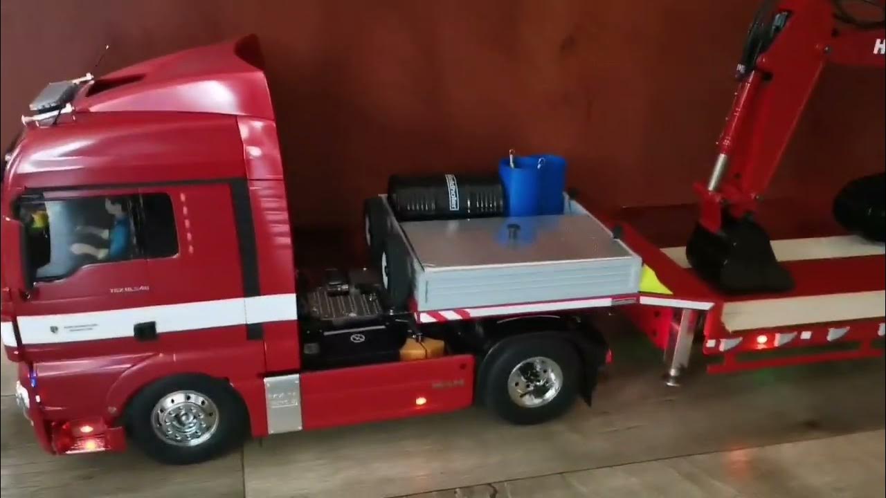 RC truck 1:14 tamyia Man, Carson GOLDHOFER - YouTube