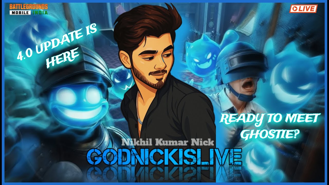 BGMI 4.0 UPDATE IS HERE - GODNICKisLIVE - Nikhil Kumar Nick - Live ...