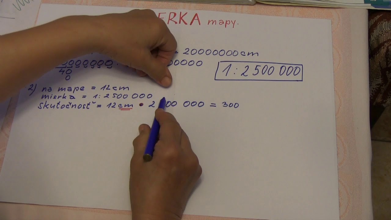 Mierka mapy - YouTube