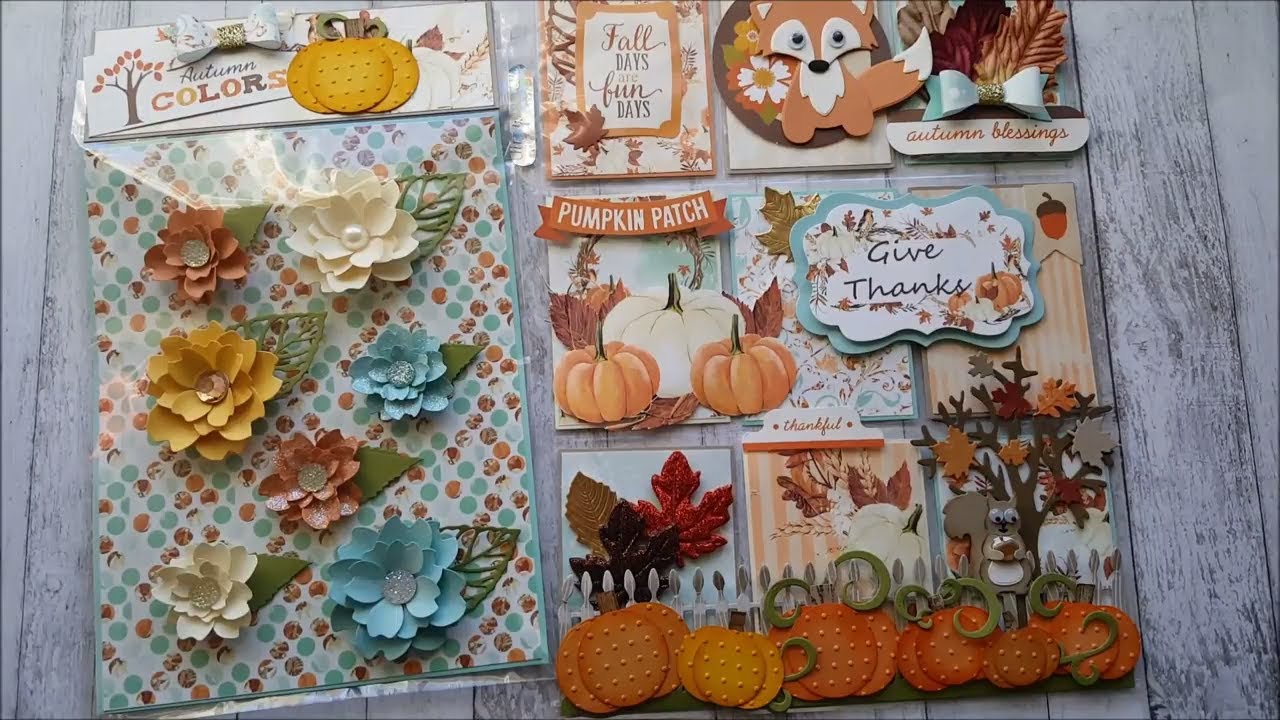 Fall Pocket Letter Plus Process Vid Diemond Dies DTP by Rosa Gomez ...