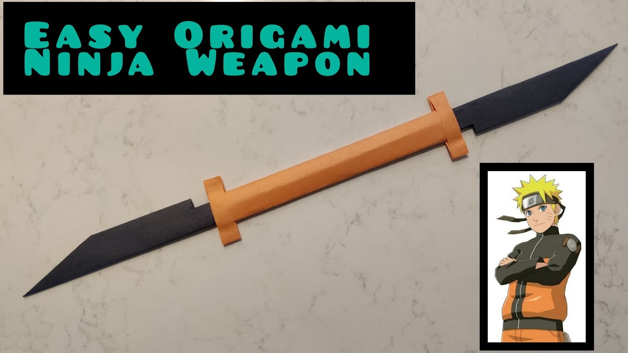 Easy Origami Ninja Weapon | Paper Weapons | Paper toys | art and craft ...