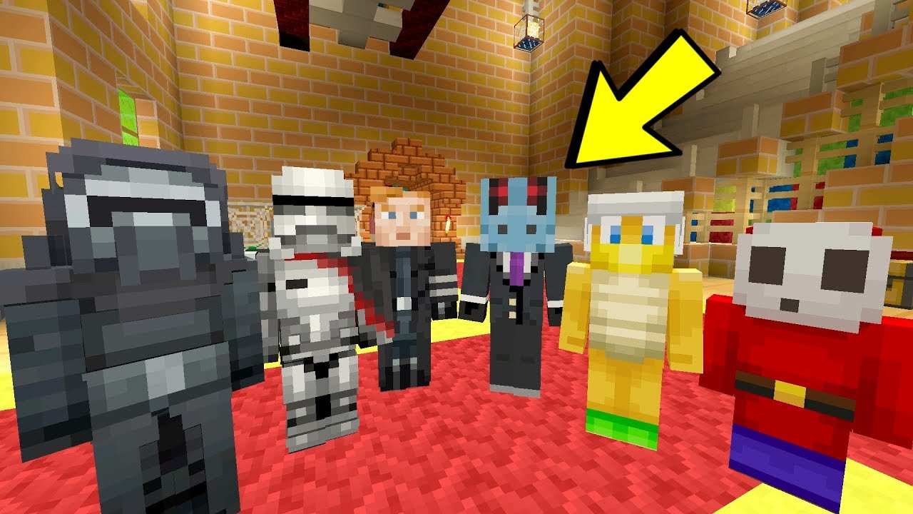 MYSTERY MAN IS BACK... [JOINS TEAM] - Nintendo Fun House - (Minecraft ...