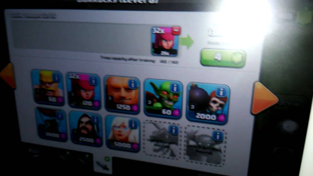 How to train troops and spells in coc!! - YouTube