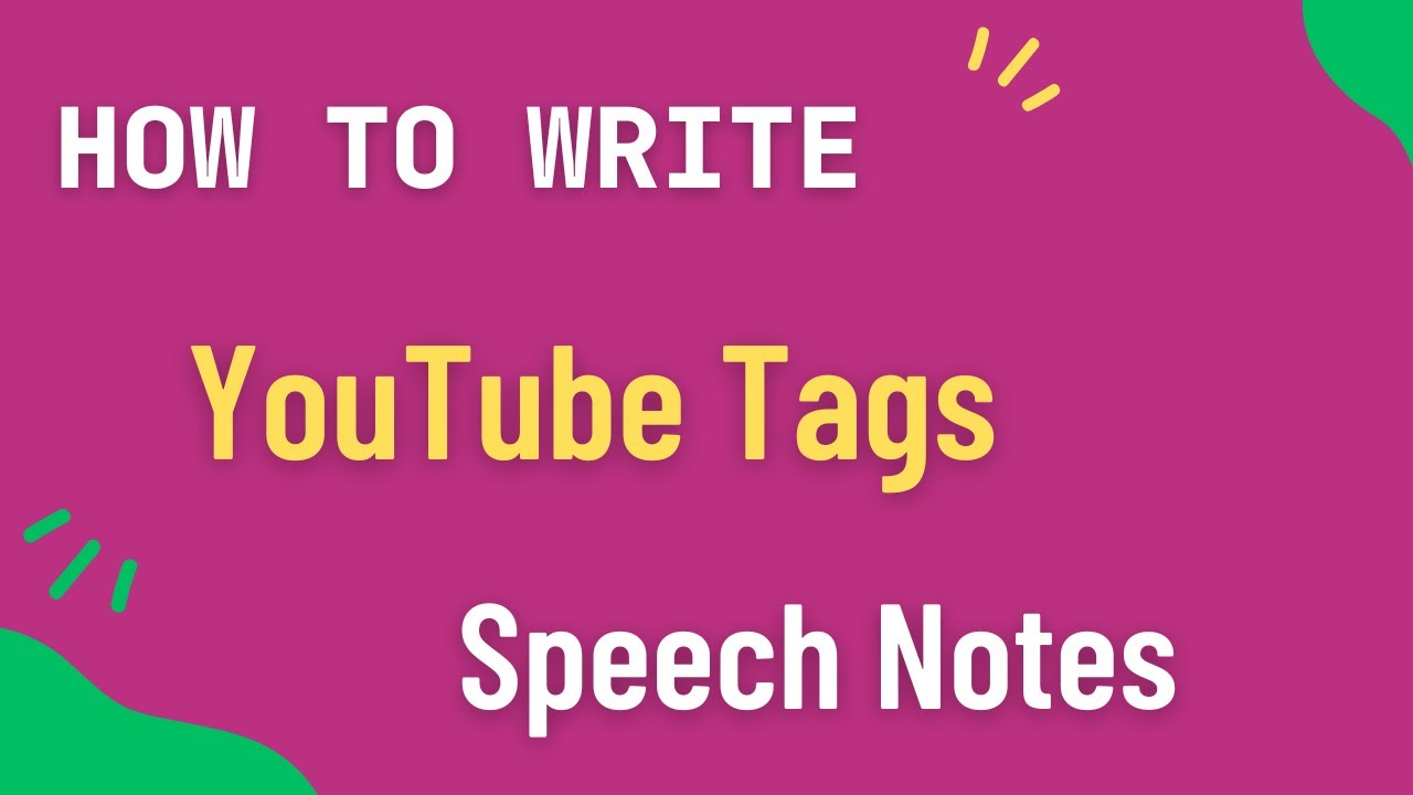 How to change the Channel tags on YouTube - YouTube