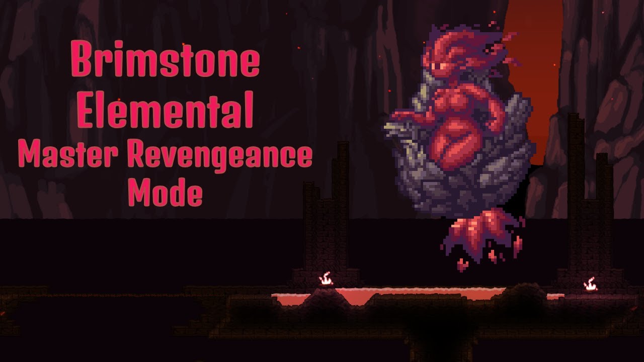 Terraria Calamity Mod - Brimstone Elemental Master Revengeance Mode - YouTube
