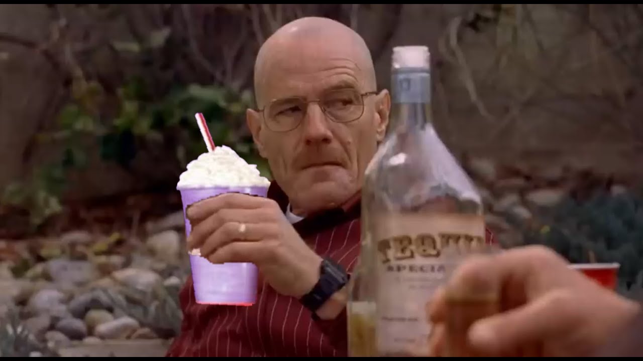 Walter White tries the Grimace Shake - YouTube
