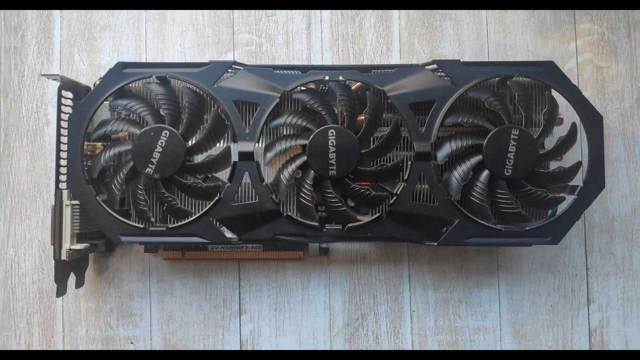 Видеокарта Gigabyte GeForce GTX 980 WindForce 3 OC 4GB GDDR5 (GV ...