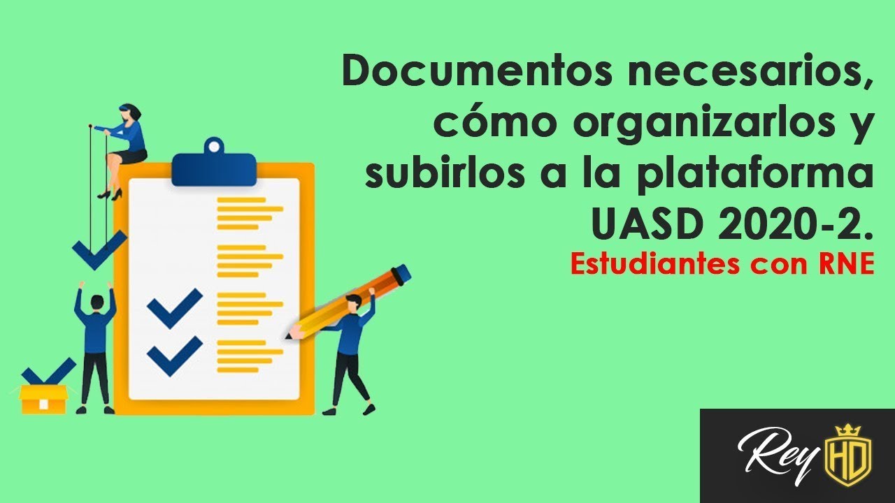 Documentos necesarios, cómo organizarlos y subirlos a la plataforma ...