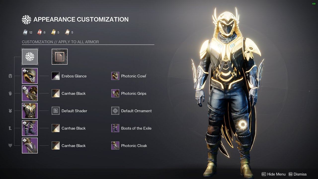 Destiny 2 Season 22 Trials of Osiris Flawless Glow (Hunter Photonic Set ...