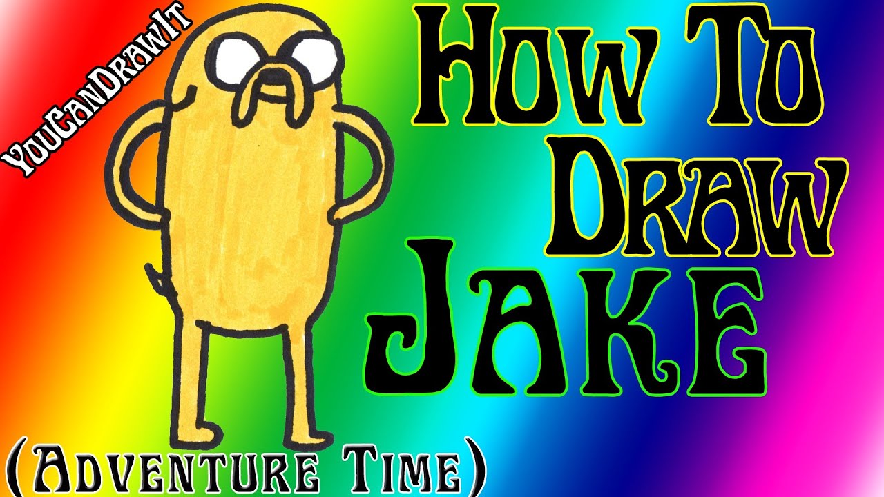How To Draw Jake from Adventure Time YouCanDrawIt ツ 1080p HD - YouTube
