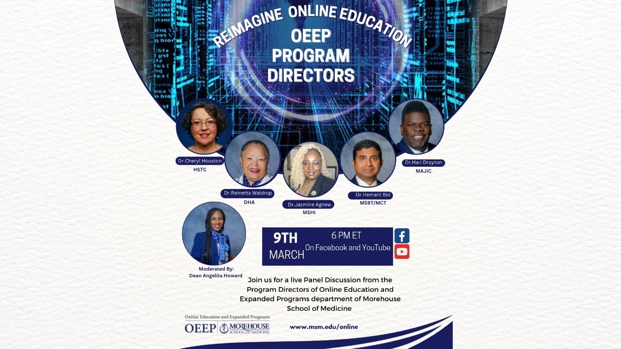 MSM Online Education Program Directors Panel Disscussion - YouTube
