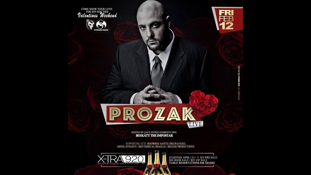 R.U.S. Pictures & FACE ent. presents strange music's PROZAK at Xtra920 ...