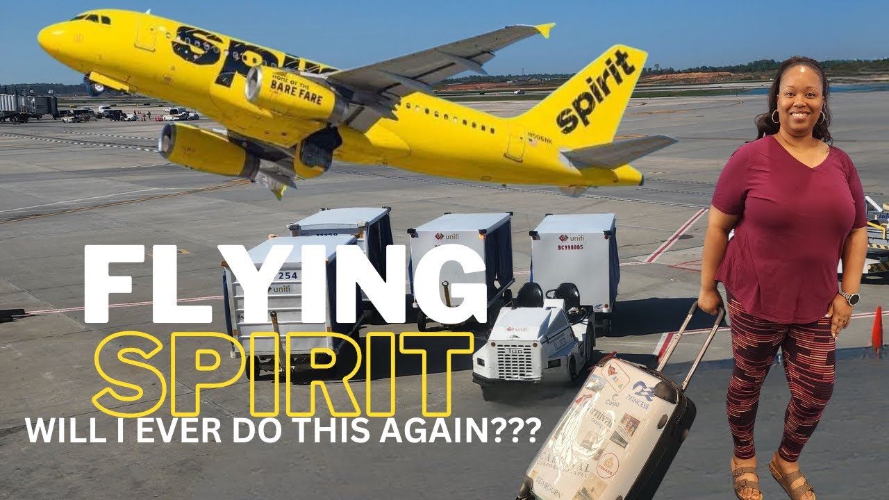 FIRST TIME FLYING SPIRIT / WILL I DO THIS AGAIN?? - YouTube