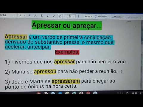 Apressar ou apreçar? - YouTube