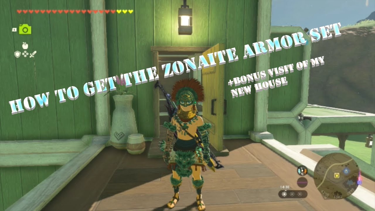 how to get the Zonaite armor set and bonus visit of my new house - YouTube