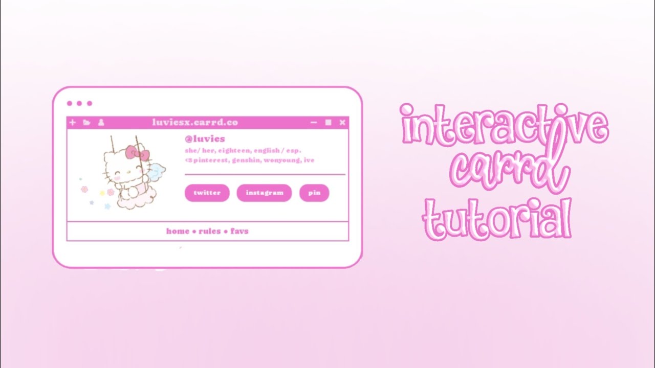 💤 Y2K WEBCORE CARD • WME !! (/☆ - • )/👾 - YouTube