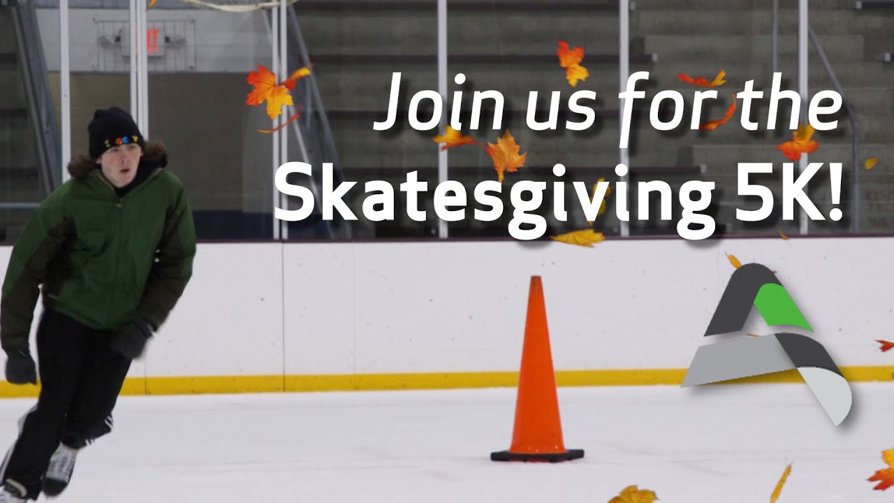 Skatesgiving 5K at the Ames/ISU Ice Arena! - YouTube