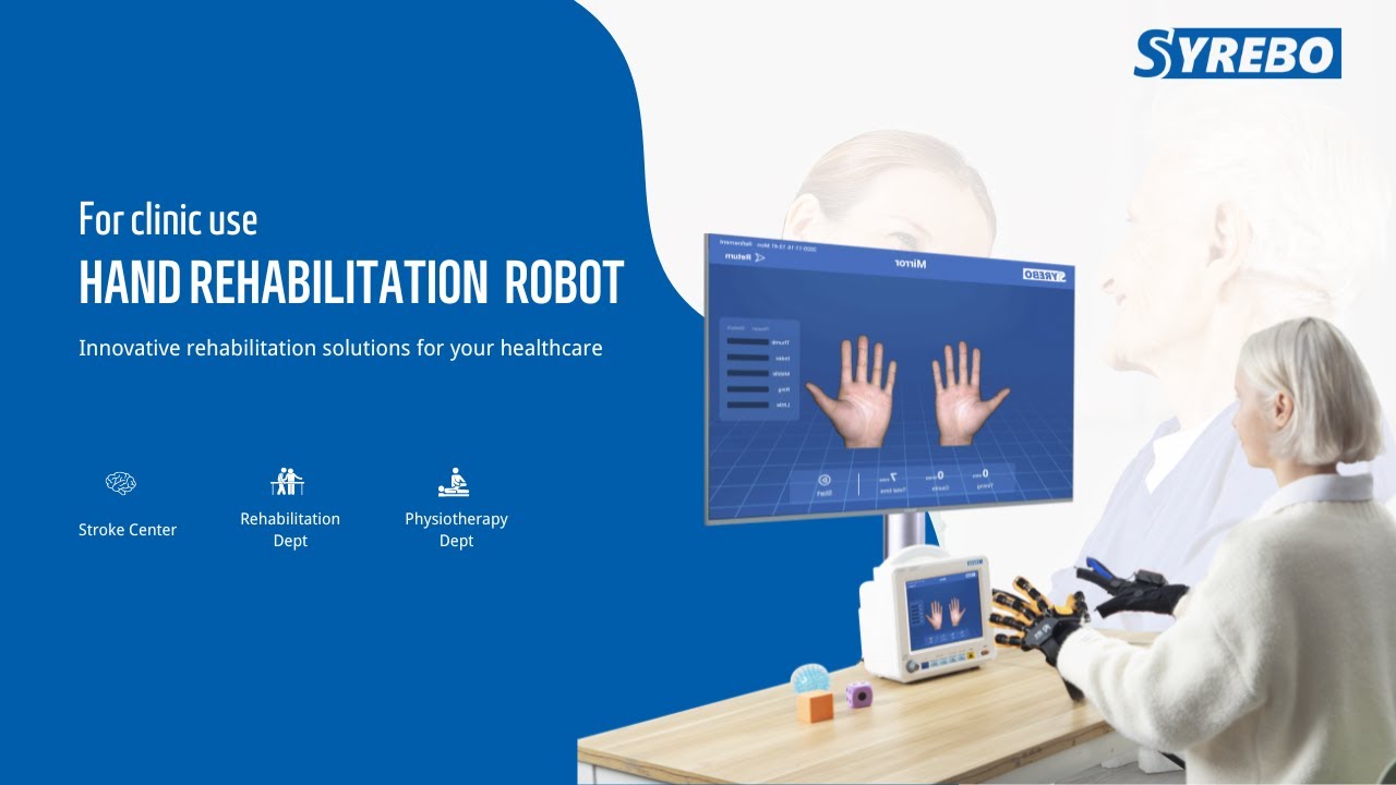 Syrebo Hand Rehab Robot- Leading Stroke Rehab Technologies - YouTube