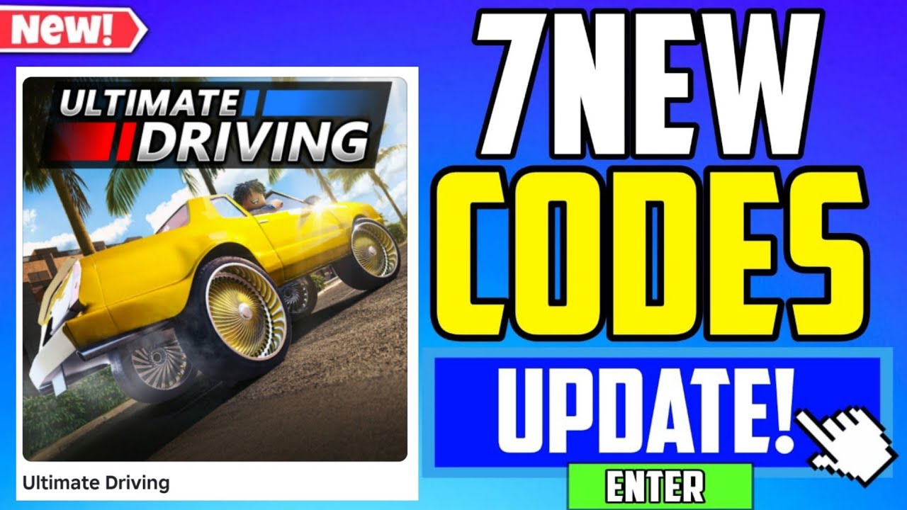 *SECRET UPDATE!* | Ultimate Driving CODES 2025 (ROBLOX Ultimate Driving ...