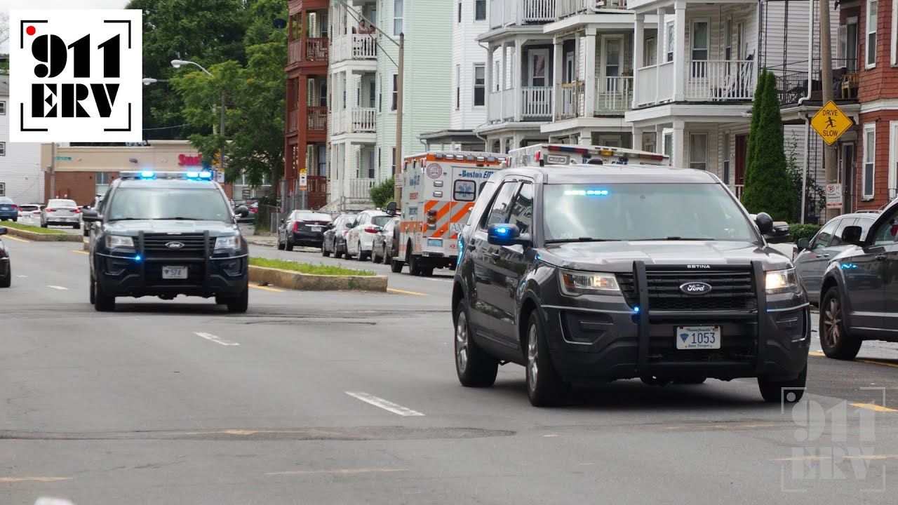 Massachusetts State Police Responding x2 - YouTube