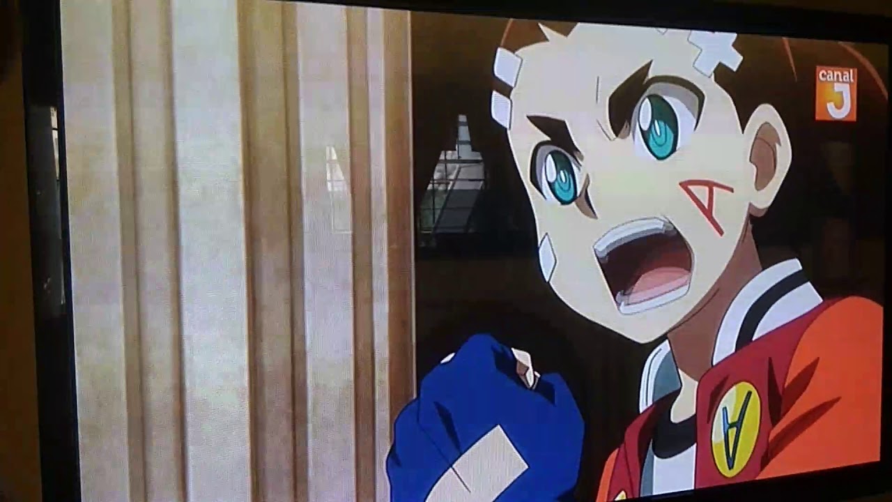 Beyblade burst Turbo Valt vs Aiger partie 6 vf - YouTube