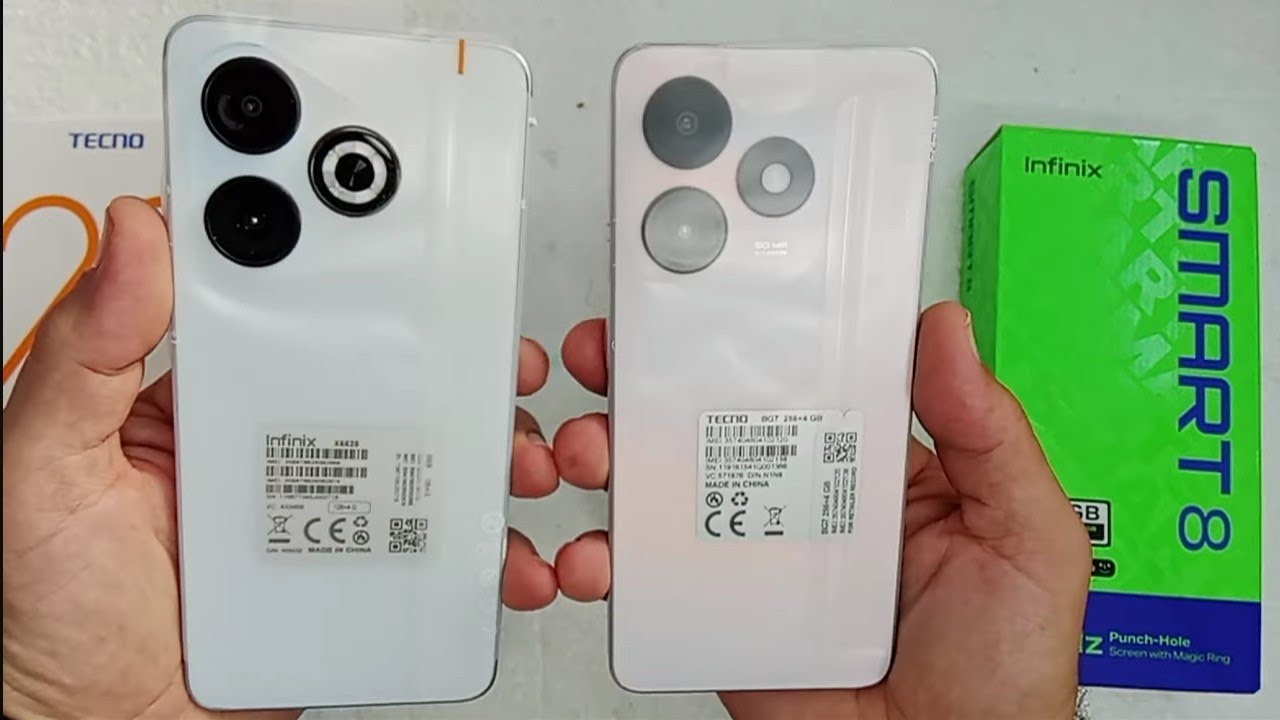 Tecno Spark 20C vs infinix smart 8: speed test - YouTube