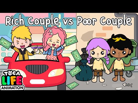 RICH COUPLE vs POOR COUPLE | Toca Life World | Toca Animation