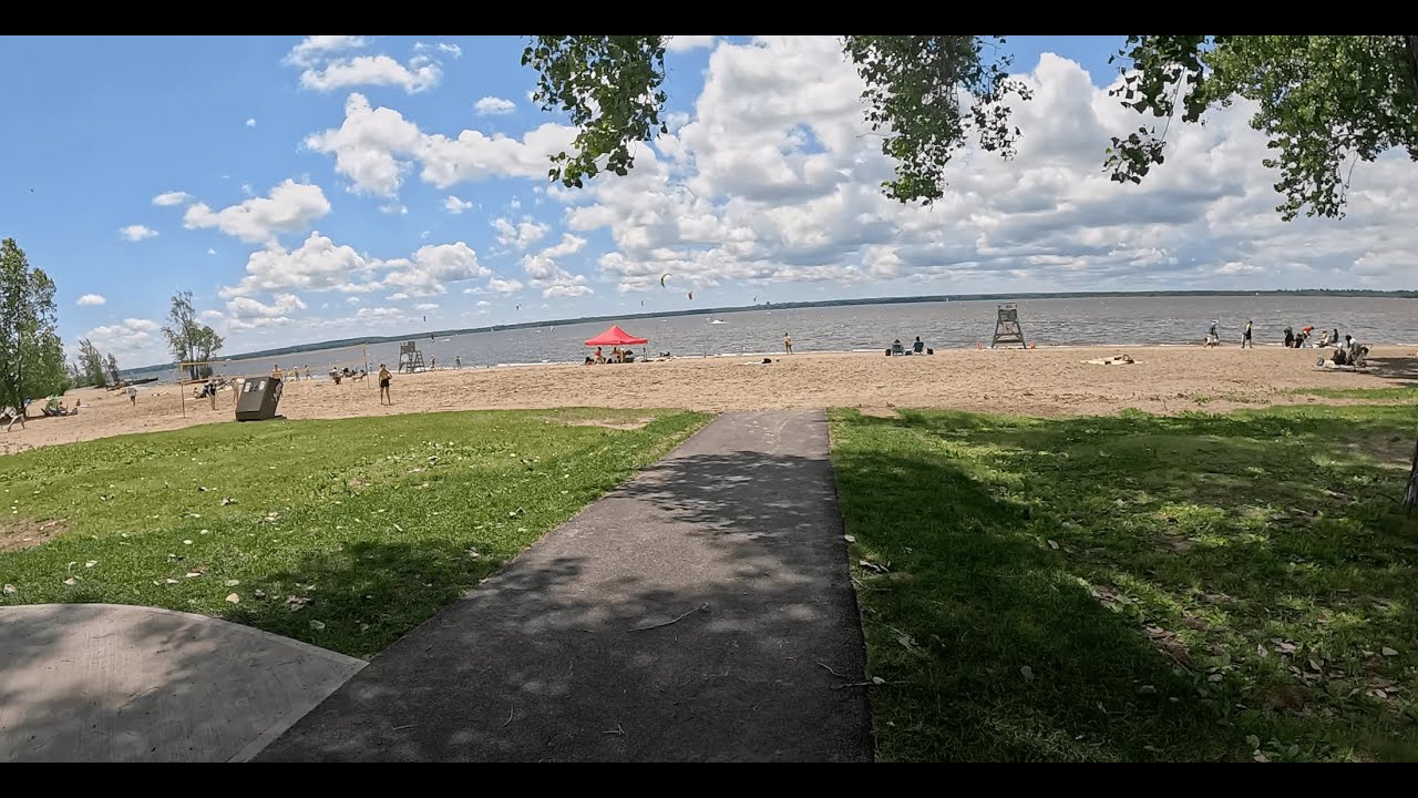 Parc des Cèdres Beach Gatineau | Bike Ride 4K - YouTube