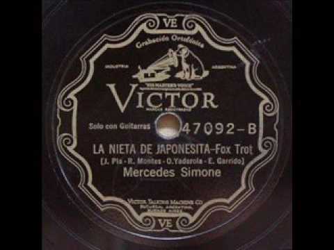 La nieta de japonesita (Keri) - Mercedes Simone (1929 acomp. de guitarras)