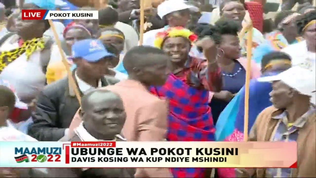 Wakaazi wa Pokot Kusini washerekea ushindi wa David Pkosing - YouTube