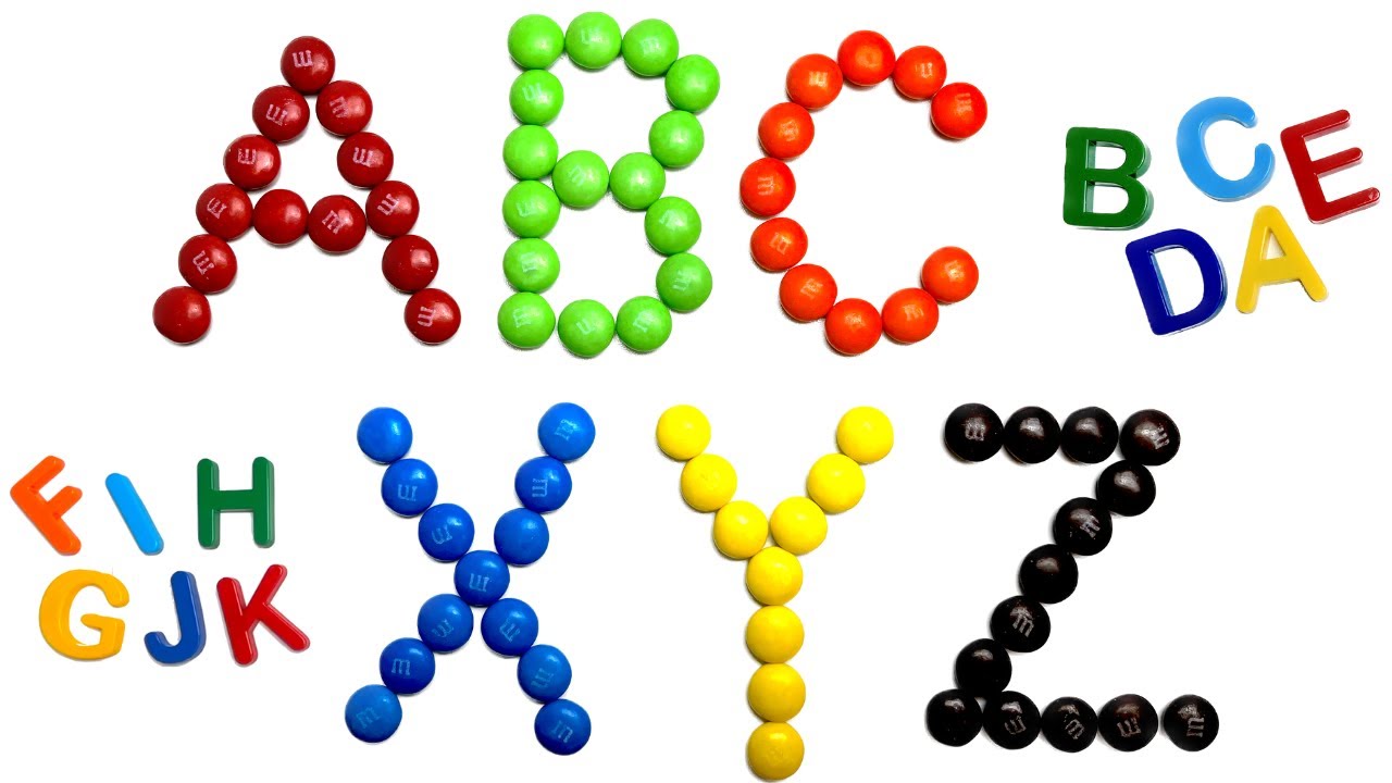 Learn Alphabet Letter A to Z with Chocolate l Alphabet Song, Phonics ...