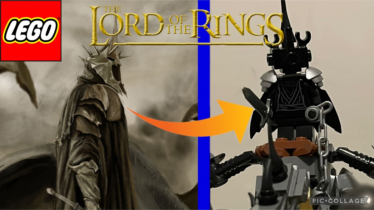 Nine Custom LEGO Lord of the Rings Minifigures - YouTube