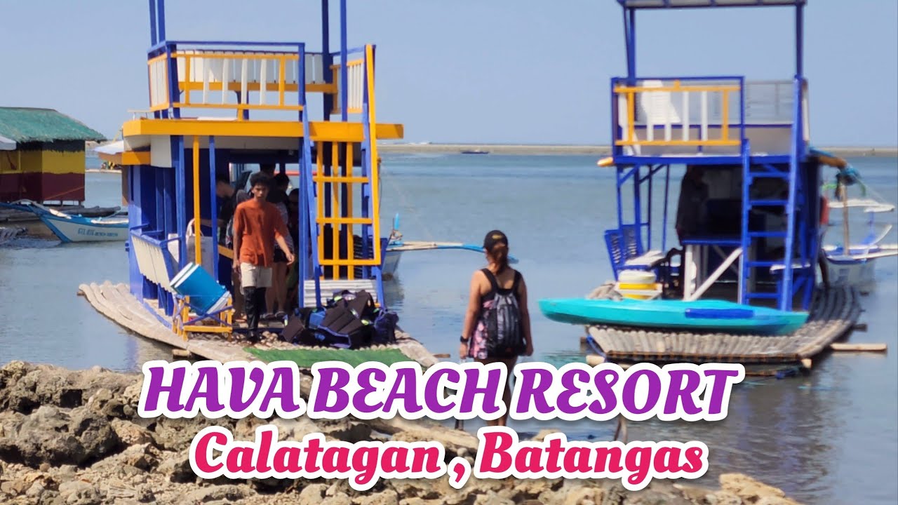 Swimming sa Hava Beach Resort Calatagan, Batangas - YouTube
