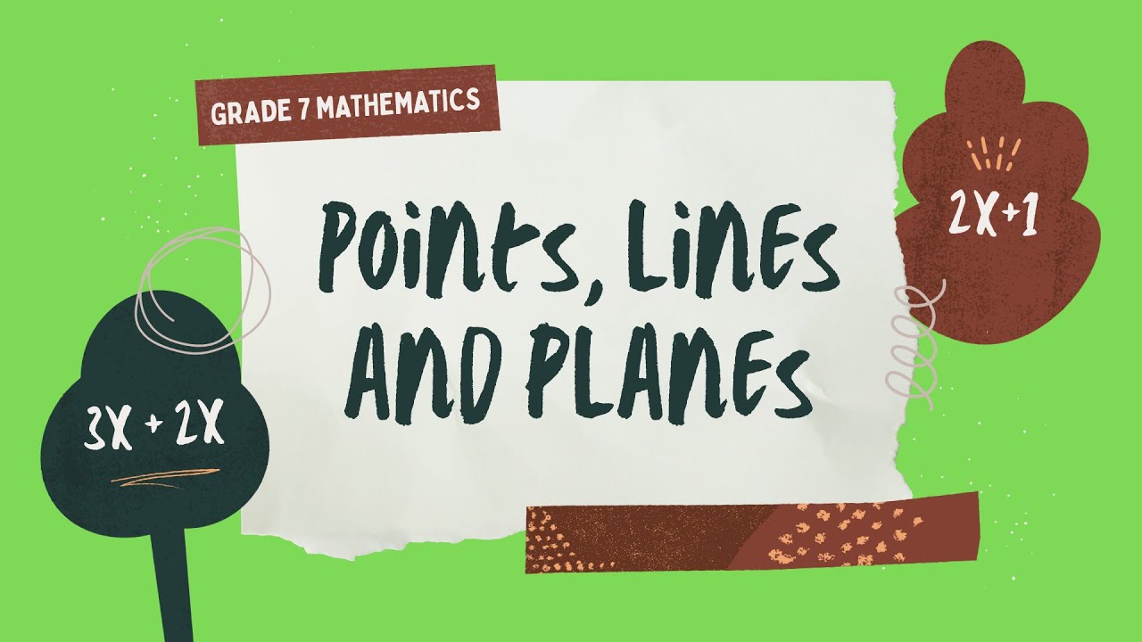 TELL WHETHER EACH OF THE FOLLOWING REPRESENTS A POINT, A LINE OR A ...