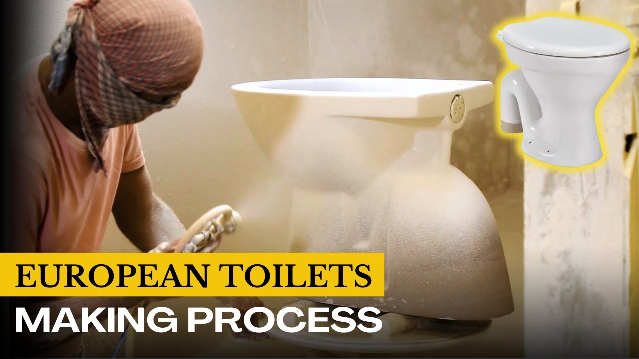 Unseen Process of Anglo European Toilet Manufacturing | Factory Tour of ...