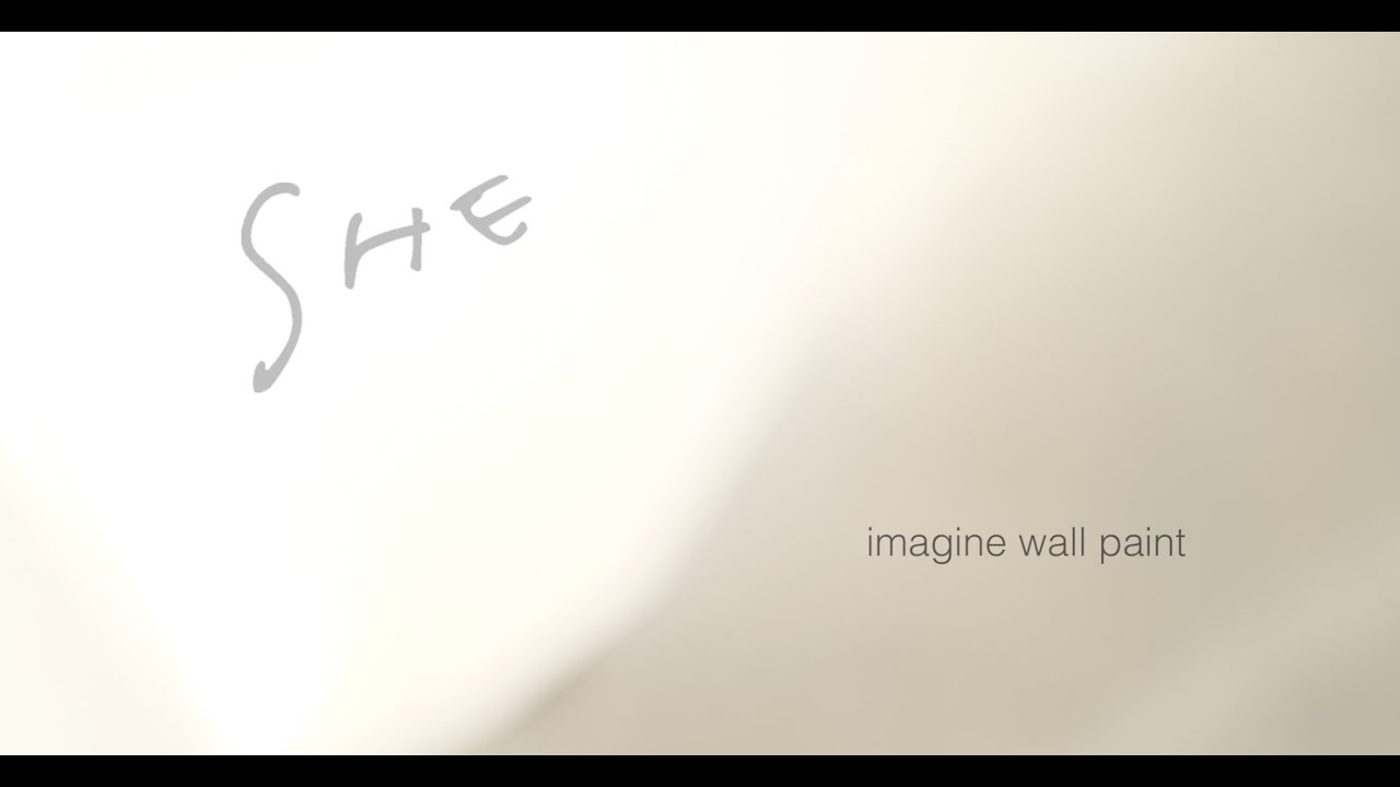 "SHE" imagine wall paint - YouTube