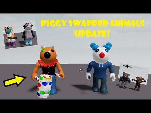 Piggy: Swapped Animals Update! (Foxy & Clowny Swapped + more!) - YouTube