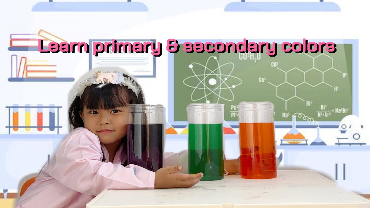 BELAJAR WARNA PRIMER DAN SEKUNDER DI LABORATORIUM | LEARN PRIMARY AND ...