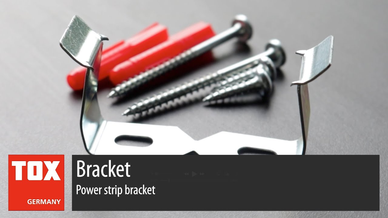 TOX Bracket - Power strip brackets - YouTube