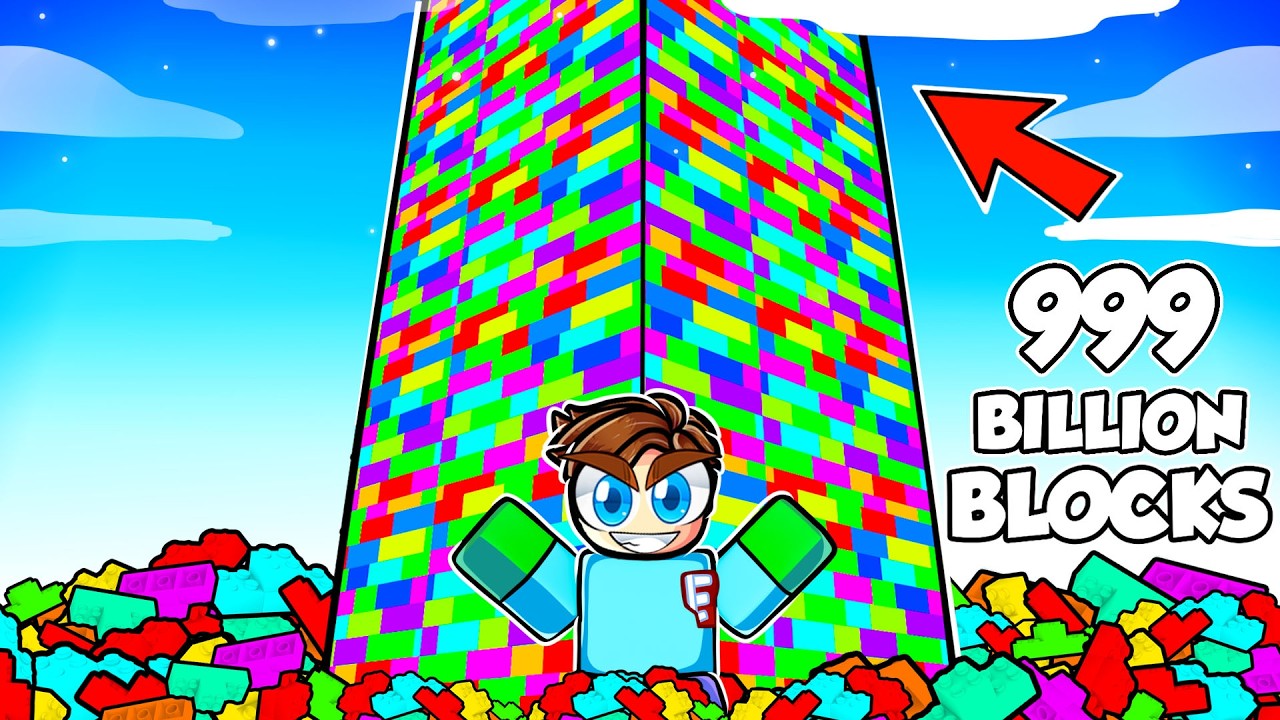 I Built The Worlds Biggest Roblox Tower! - YouTube