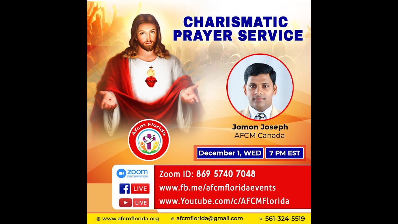 Catholic Charismatic Prayer Service 12/1/21 - YouTube